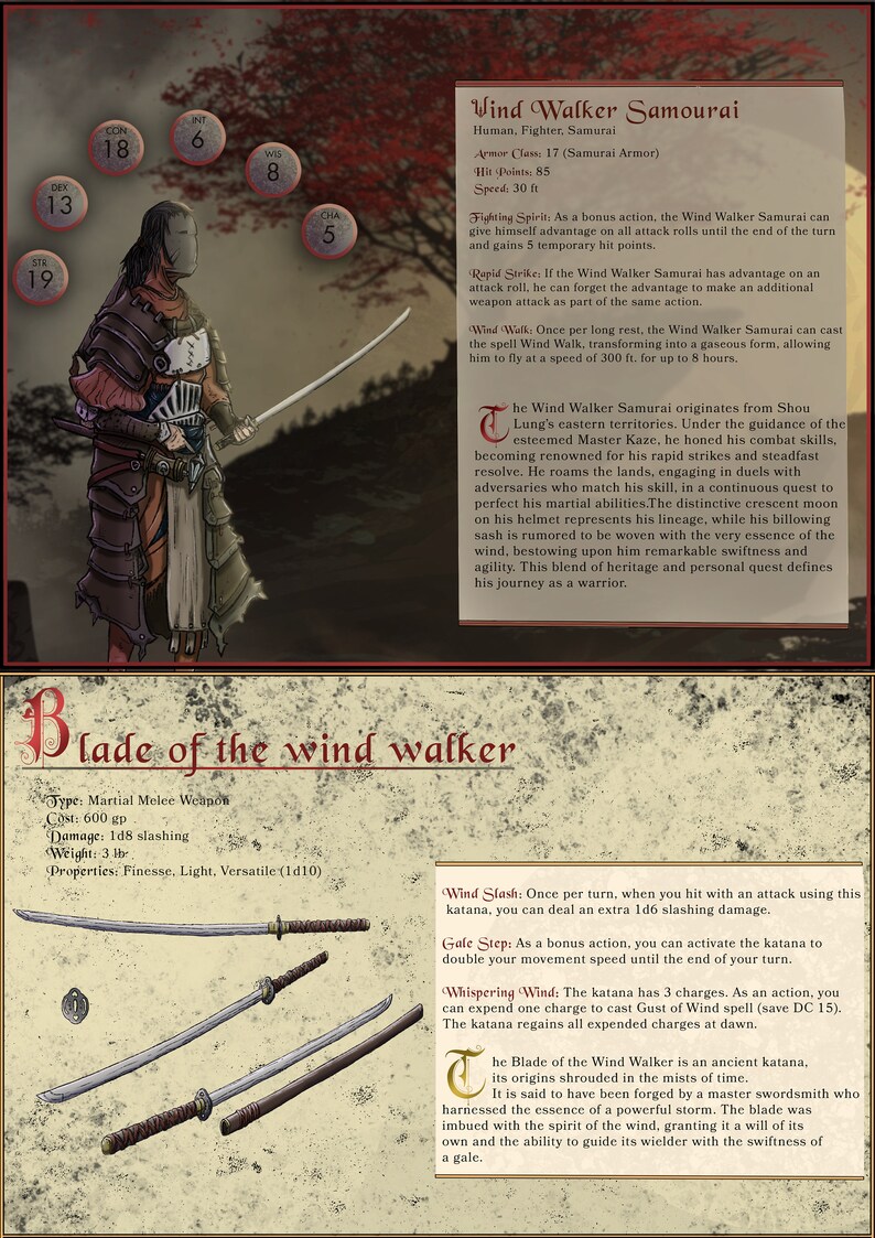 Custom RPG Character Portrait, Custom Gaming Character Design, Dnd Art ...
