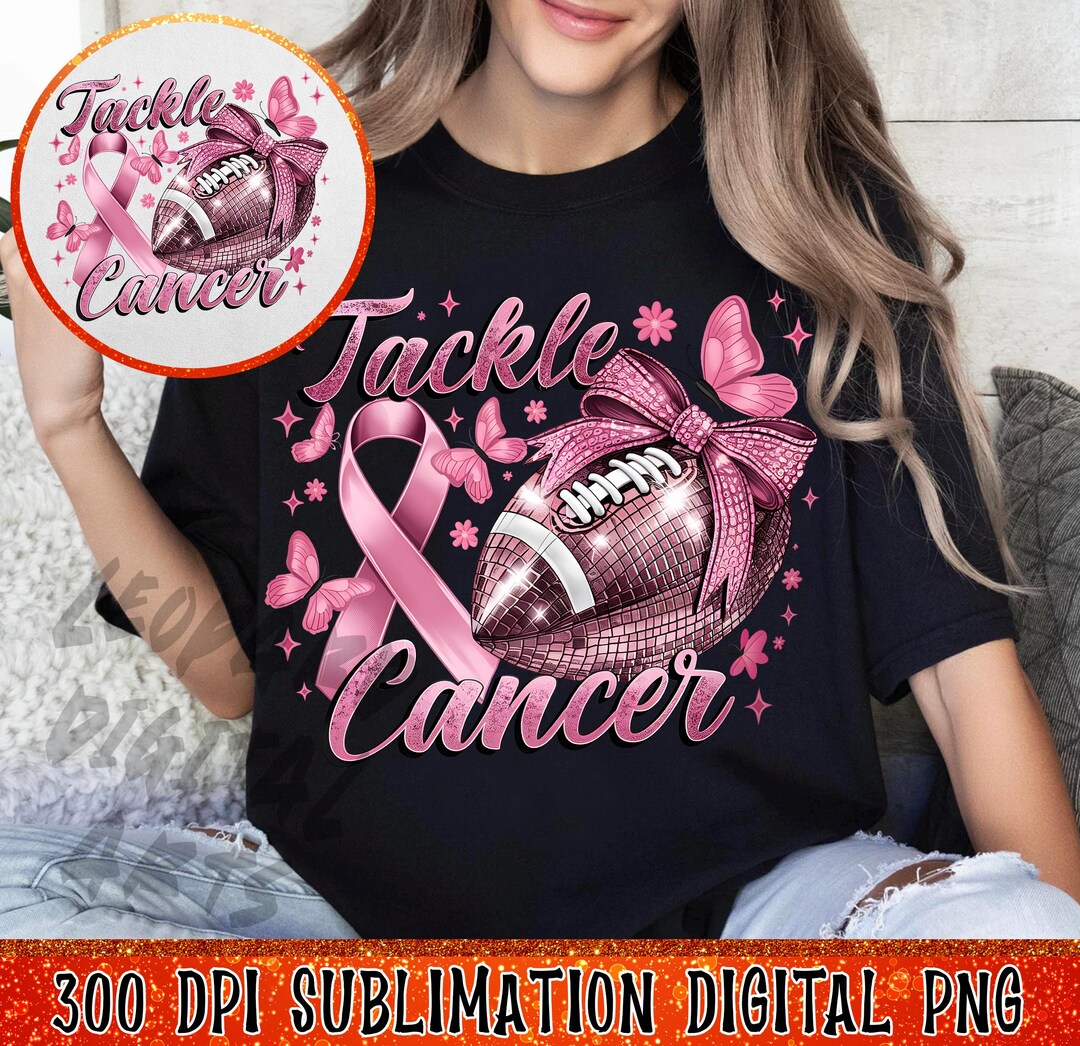 Tackle Cancer Png, Breast Cancer Png, Coquette Football Pink Out Png ...