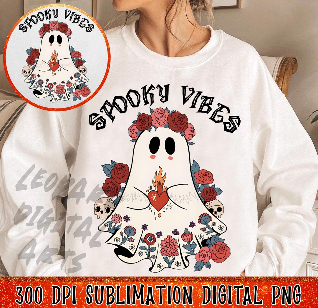 Mexican Ghost, Espooky Vibes PNG, Espooky Season, Spooky Conchas PNG ...