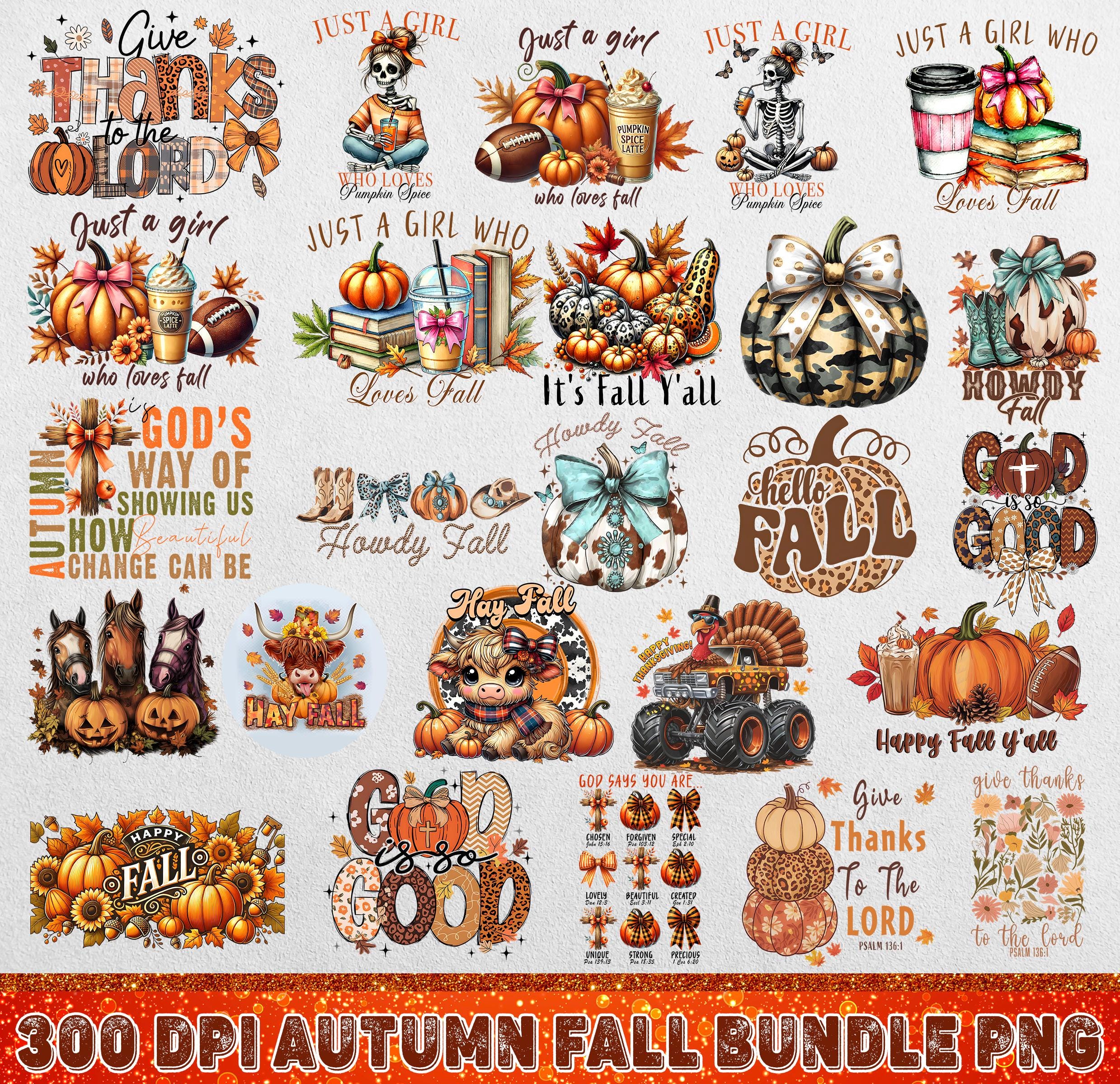 150+ Fall Bundle Png, Fall Bundle Png, Autumn Bundle Png, Thanksgiving ...