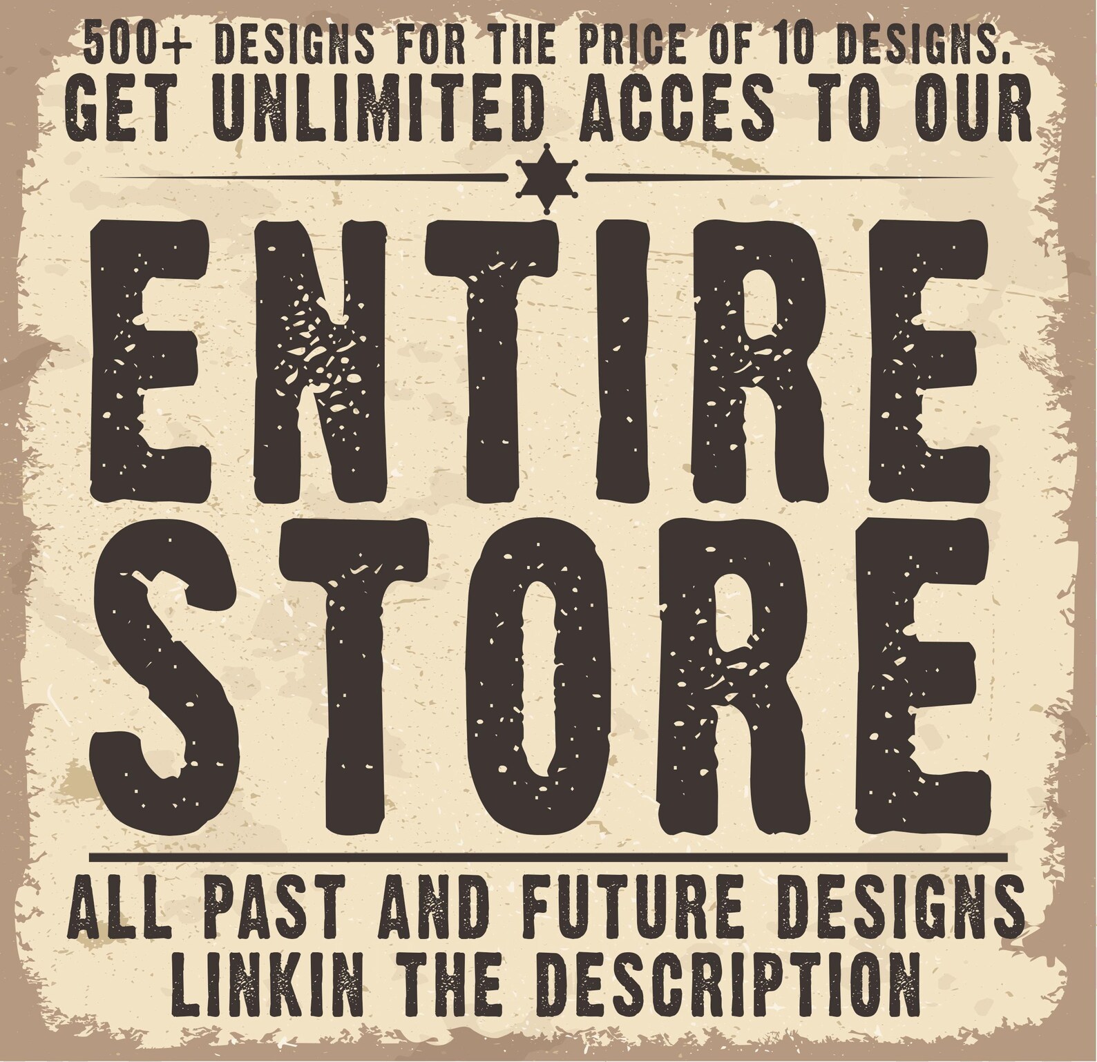 Entire Store Bundle, All Past and Future Designs, Commercial Use ...