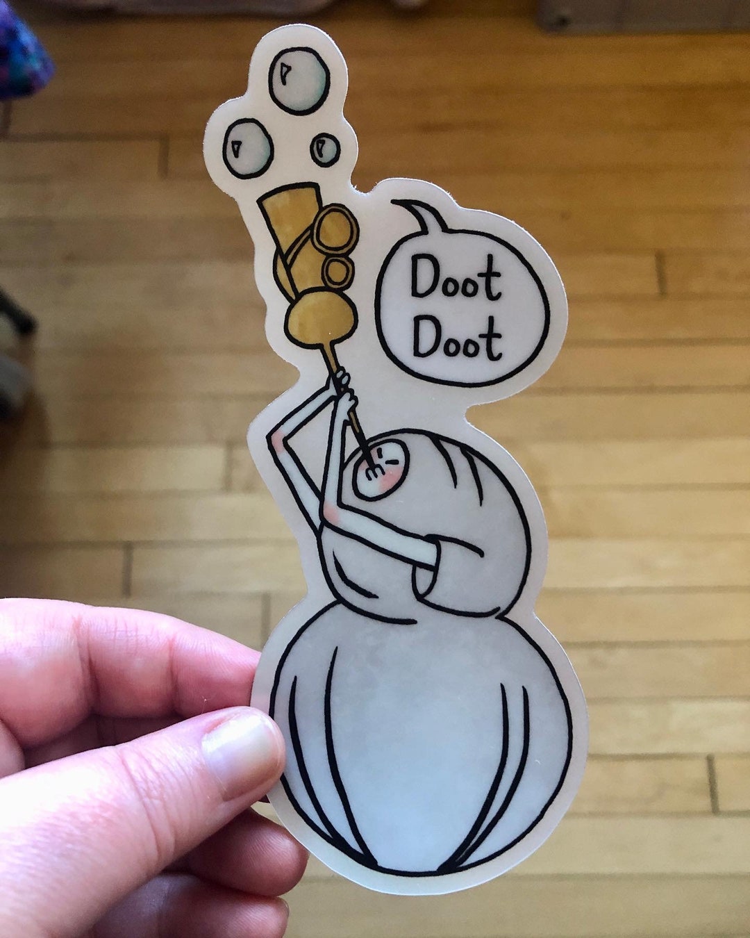 Sticker - Doot Doot - Etsy