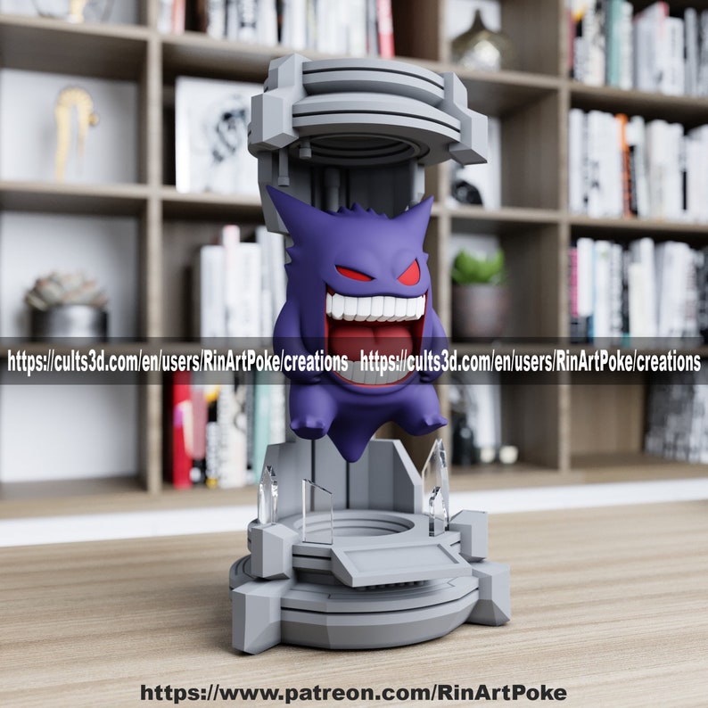 Pokemon in the Lab Gengar - Etsy