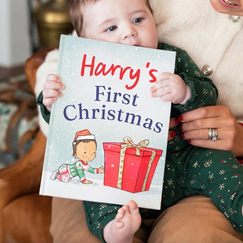 Personalized Babys First Christmas Book - Etsy