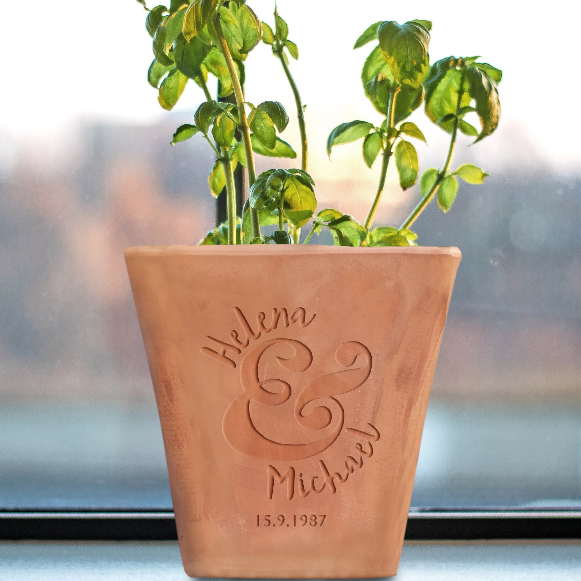 Personalised Couples Celebration Plant Pot Beautiful - Etsy UK