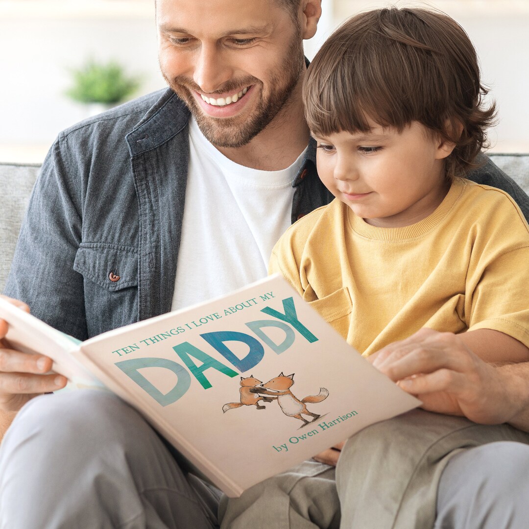 Reasons We Love Daddy - Personalised Book, Fathers Day Gift, Children's ...
