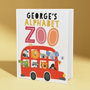Personalised Zoo Name Book for Baby | Custom Children’s Book | 1st ...
