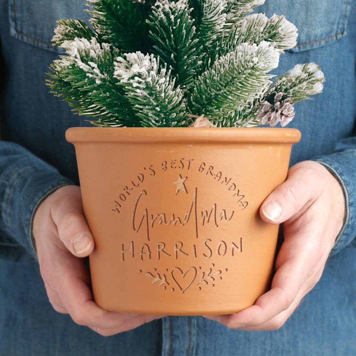 Personalised Engraved Retirement Terracotta Flower Pot Custom - Etsy UK