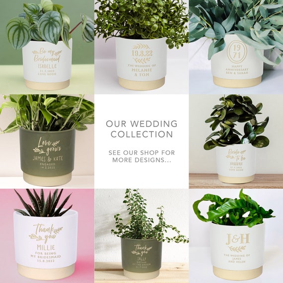 Personalized Planting Pots