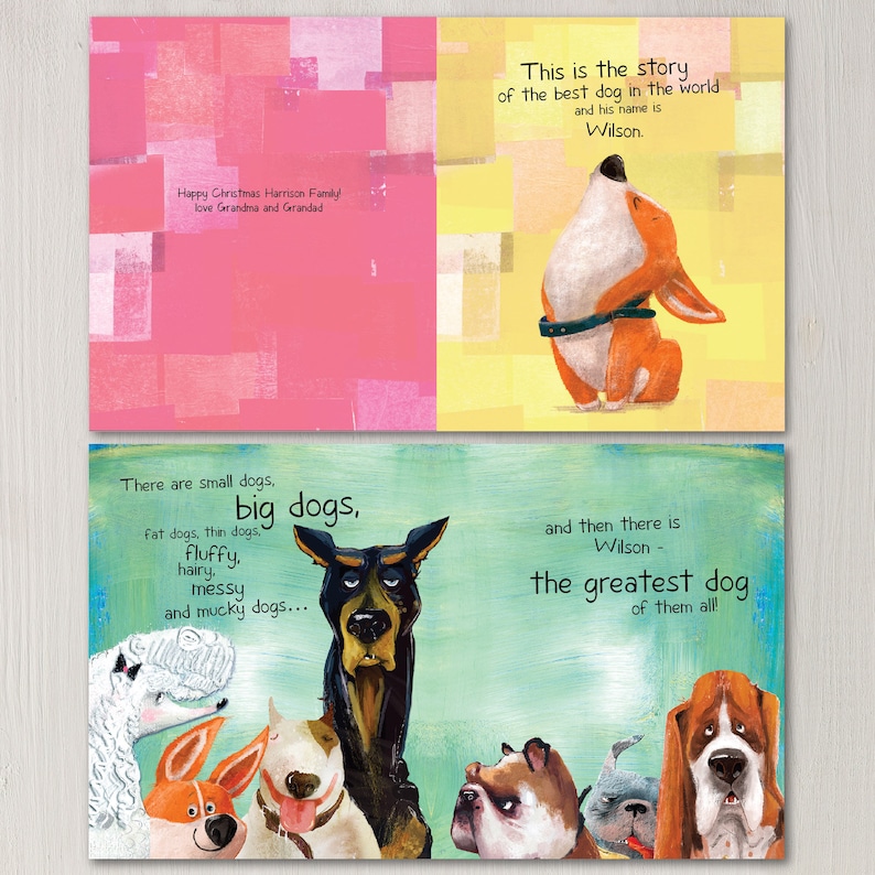 Personalized Greatest Dog in the World Story Book for Kids - Etsy