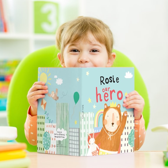 Personalised Childrens Hero Story Book Empowering and - Etsy