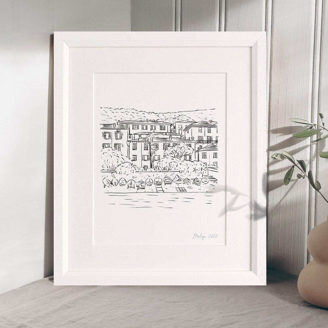 Custom Illustrated House Line Art Print Bespoke Sketch of Any - Etsy