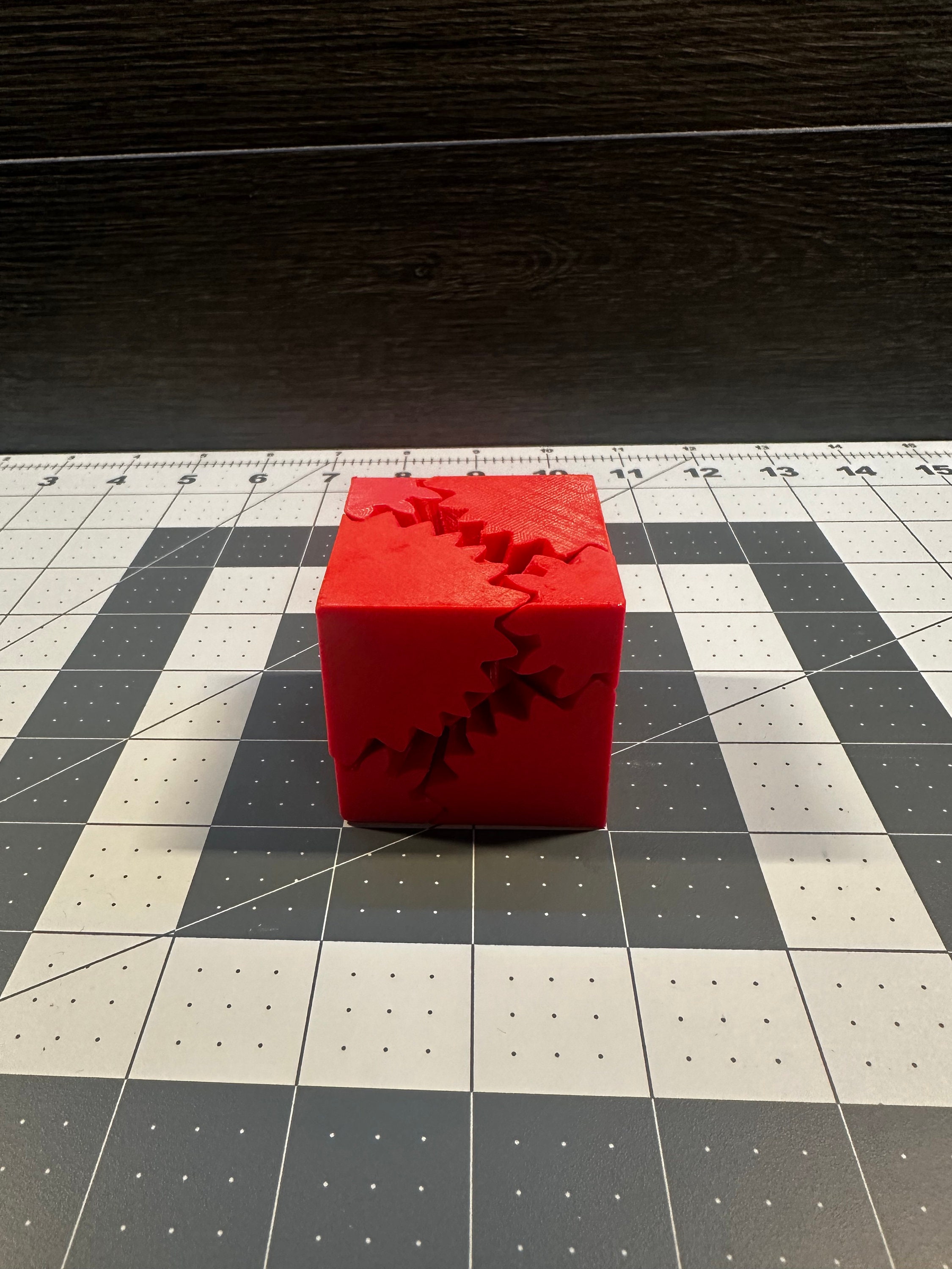 3D Printed Gear Cube - Etsy
