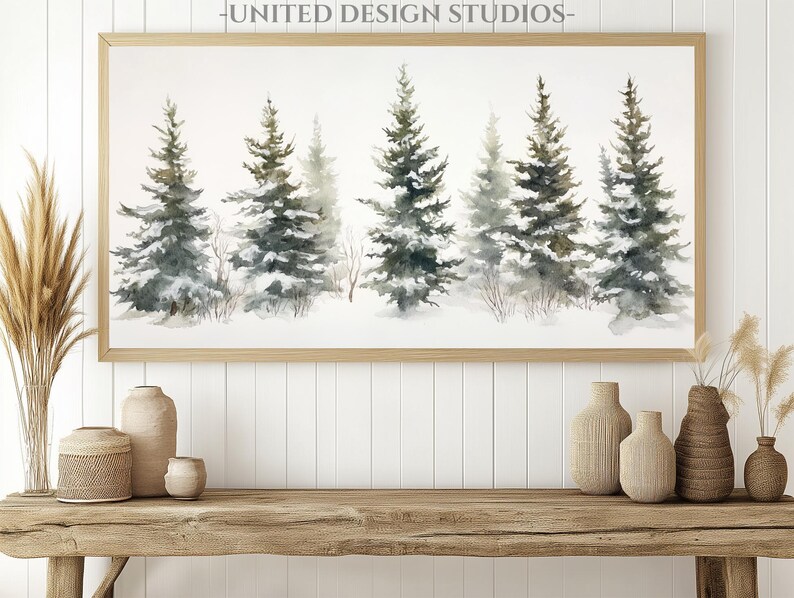 Christmas Frame TV Art Bundle, Winter Frame Tv Art Set, Christmas Tv ...