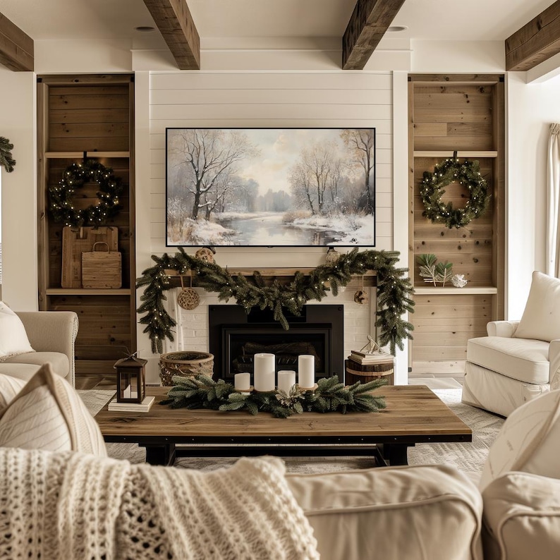 Winter FRAME TV Art BUNDLE, Snow Frame Tv Art Set, Winter Tv Art Pack ...