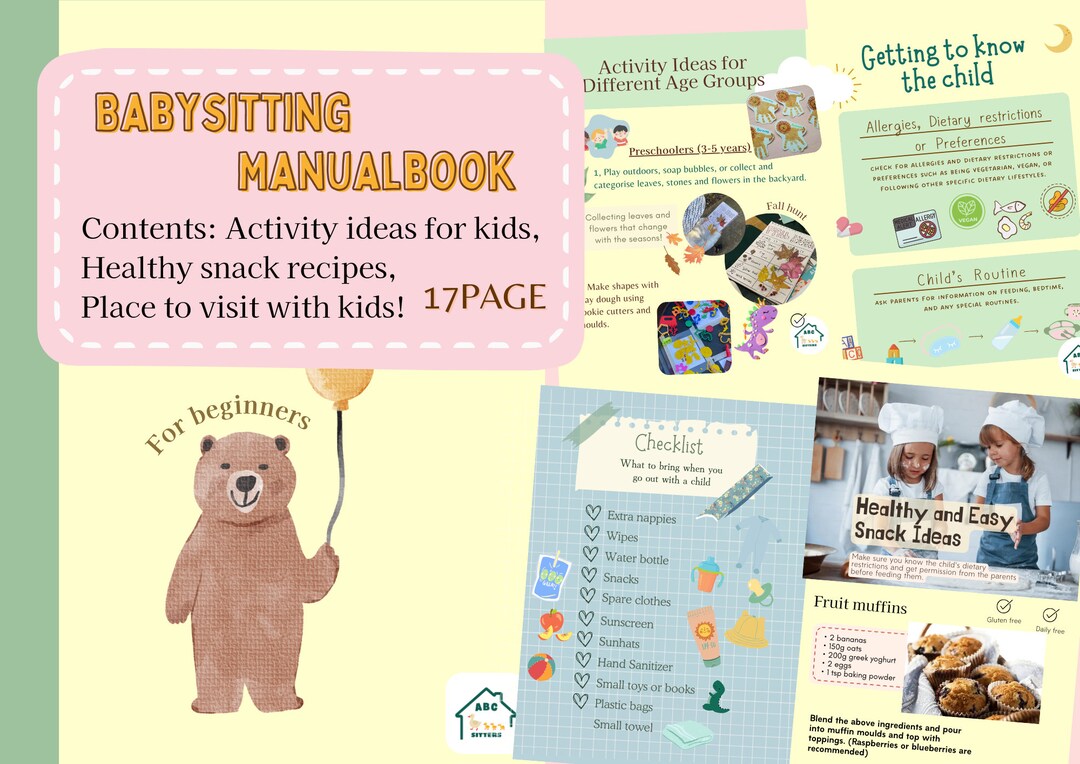 Perfect Babysitting Manual Booksydney Editionnanny, Babysitting Tips ...