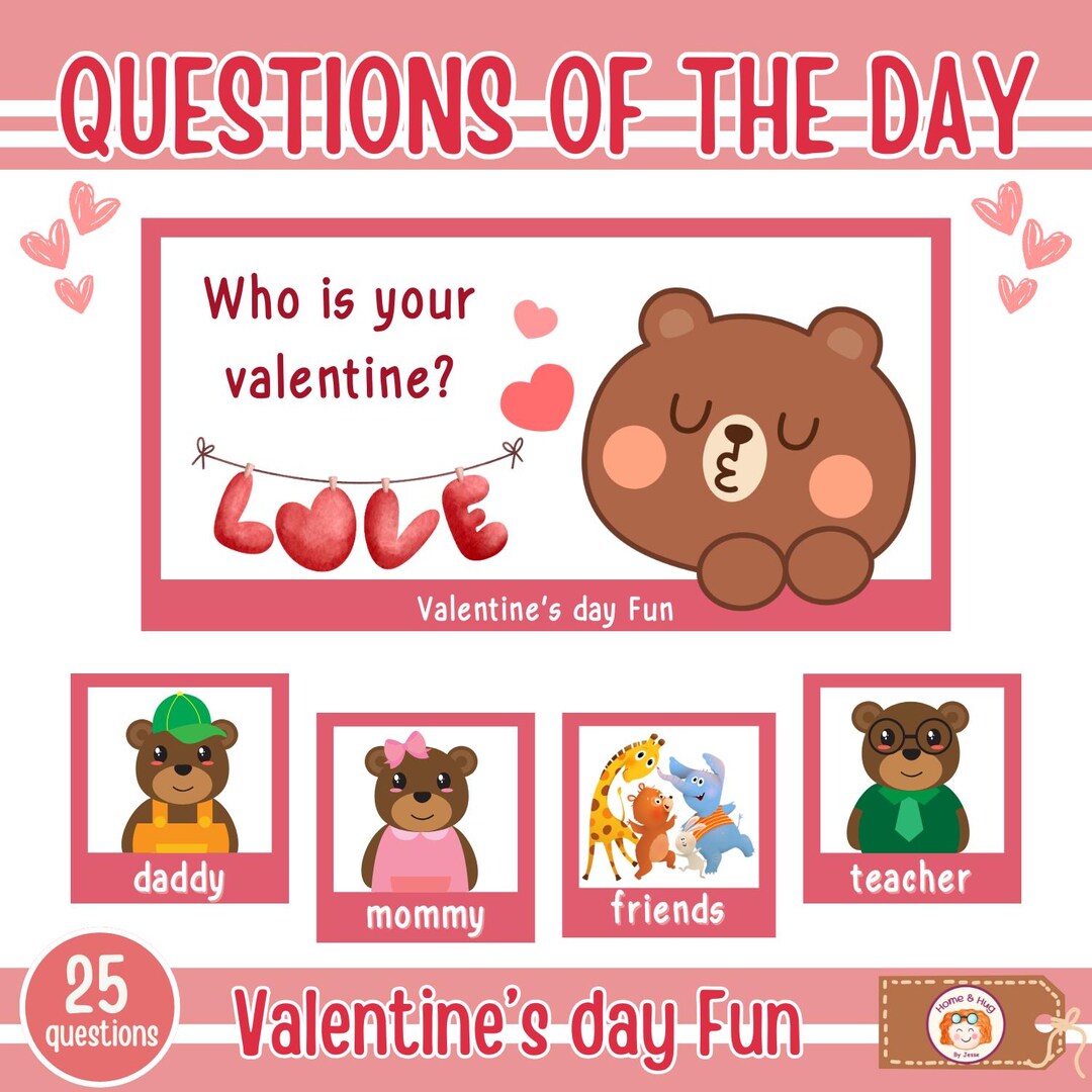 Question of the Day for Preschool February, Kindergarten Sight Words ...