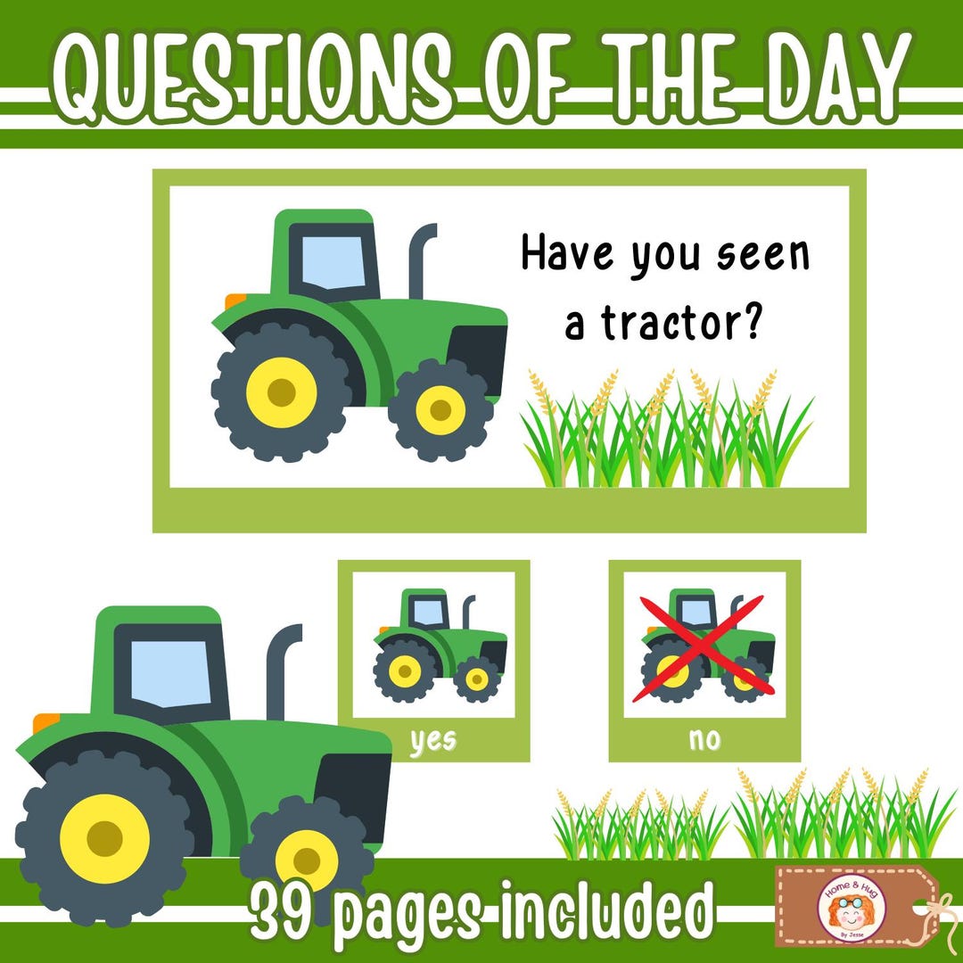 Question of the Day for Preschool November Fall and Harvesting, Pre K ...