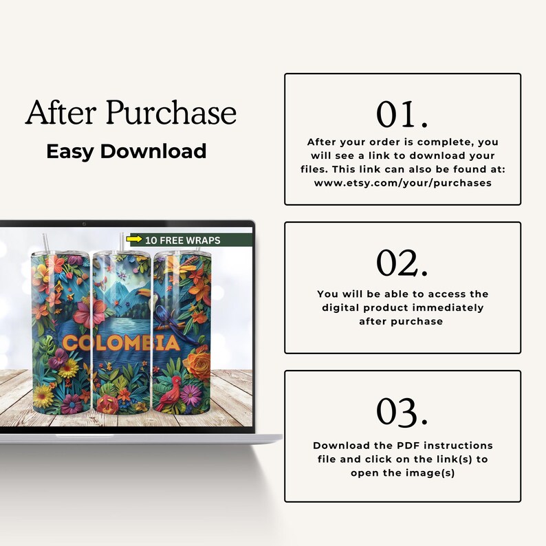 Colombia 20oz Skinny Tumbler PNG Sublimation Design, Colombia Flag ...