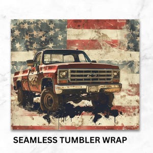 Square Body Png, Truck 20oz Tumbler, Truck Sublimation, Square Body ...