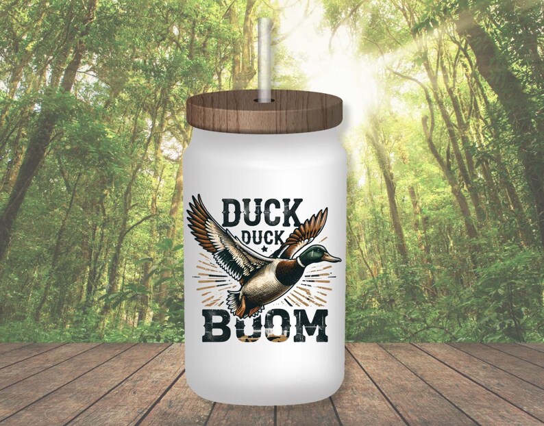 Duck Duck Boom PNG File, Camo Duck Sublimation Design, Duck Hunting ...