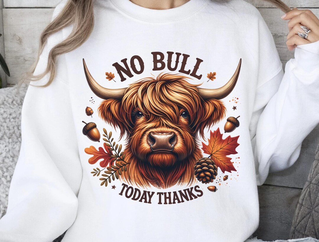 Grumpy Highland Cow PNG, Cranky Coffee Lover Png, Fluffy Cow Grumpy ...