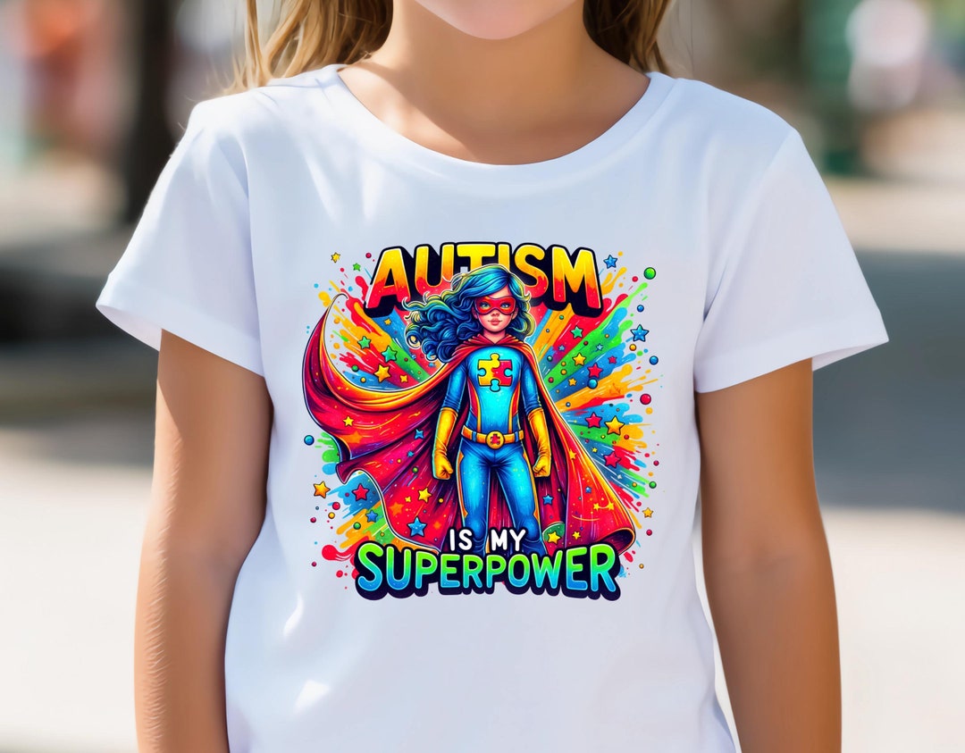 Autism is My Superpower Png, Autism Superhero Png, Autism Digital ...