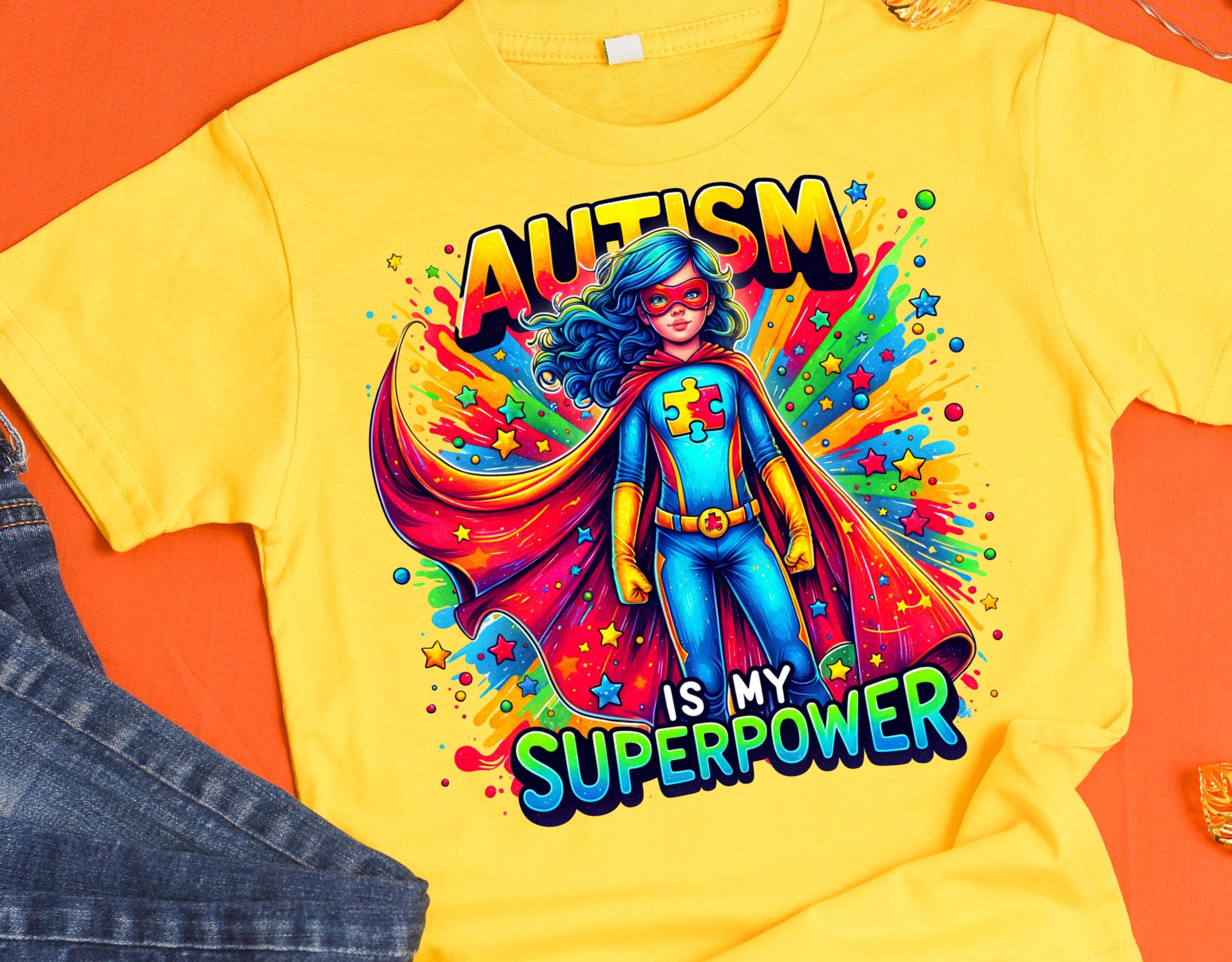 Autism is My Superpower Png, Autism Superhero Png, Autism Digital ...
