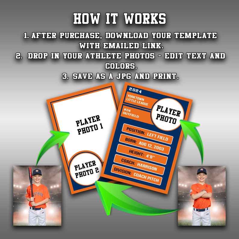 Retro Trading Card - TC001 - Multi-sport PSD Digital Template for Adobe ...