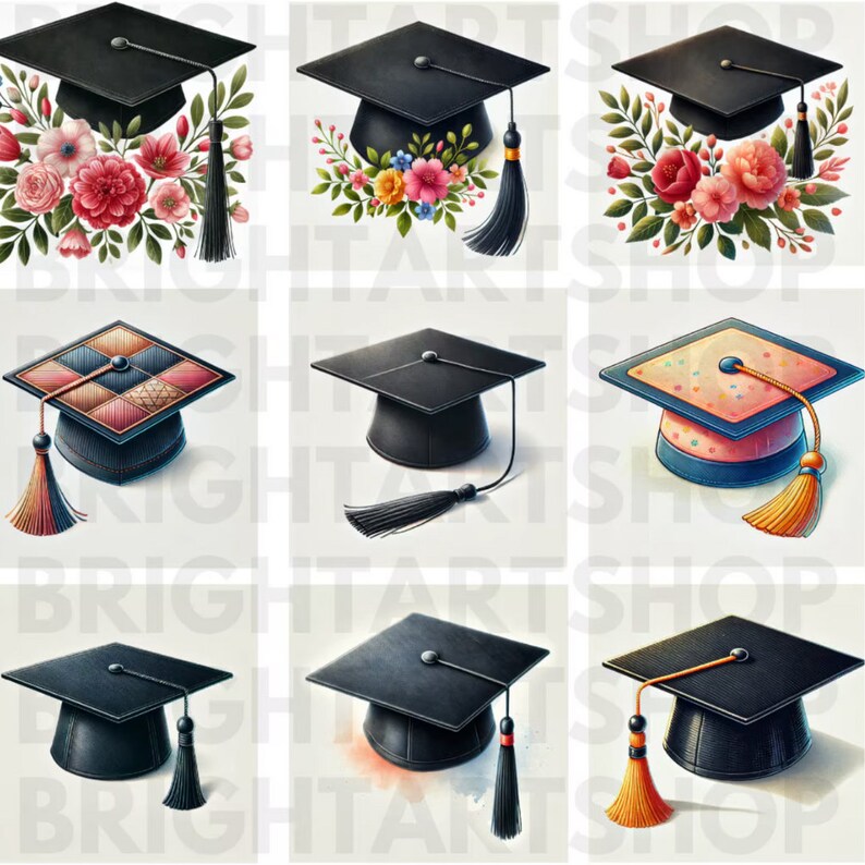 Graduation Clipart Bundle, Diploma Clipart, Graduation Girl Clipart ...