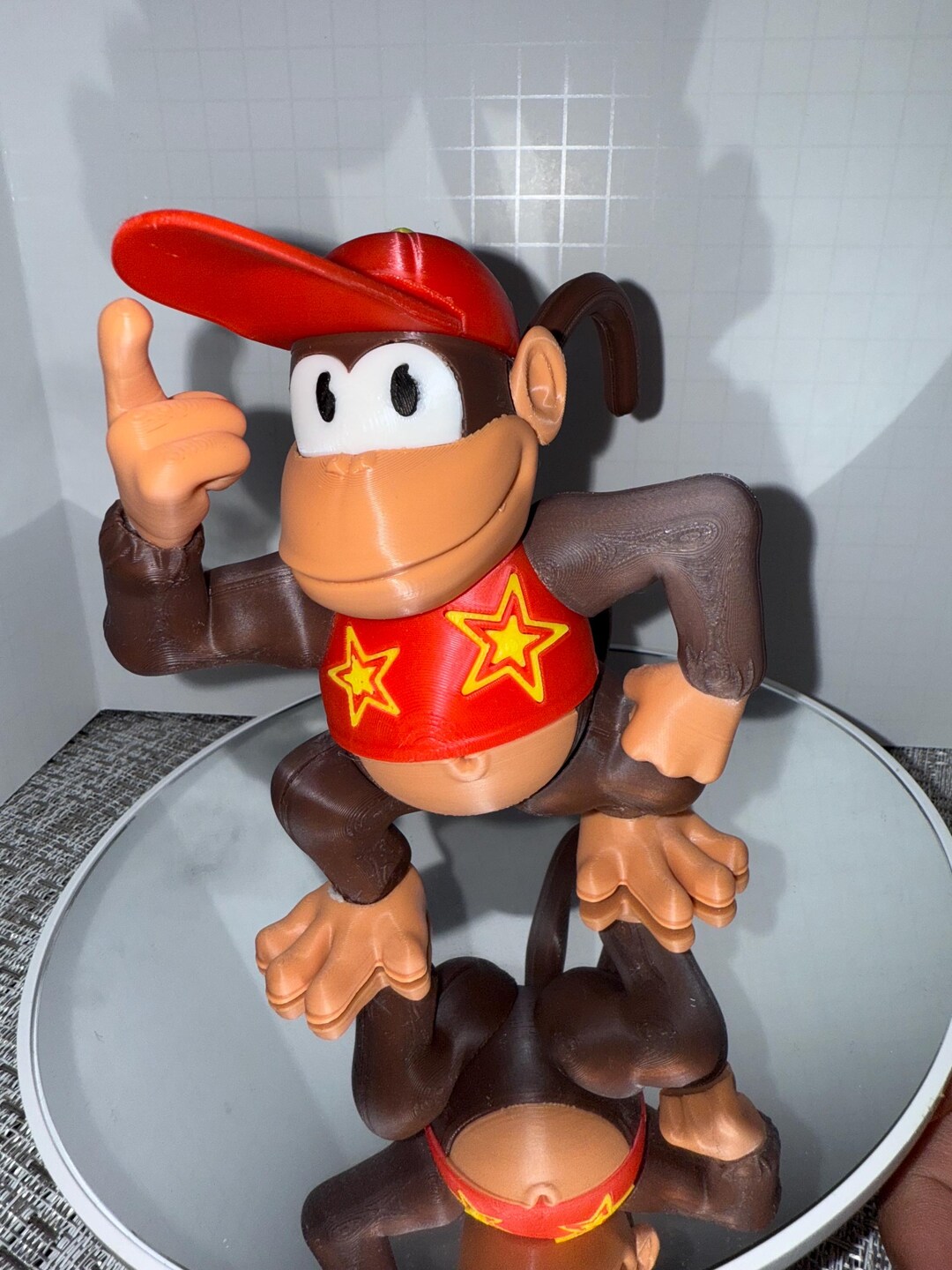 Diddy Kong 3D Printed Figurine | Donkey Kong Country Nintendo ...