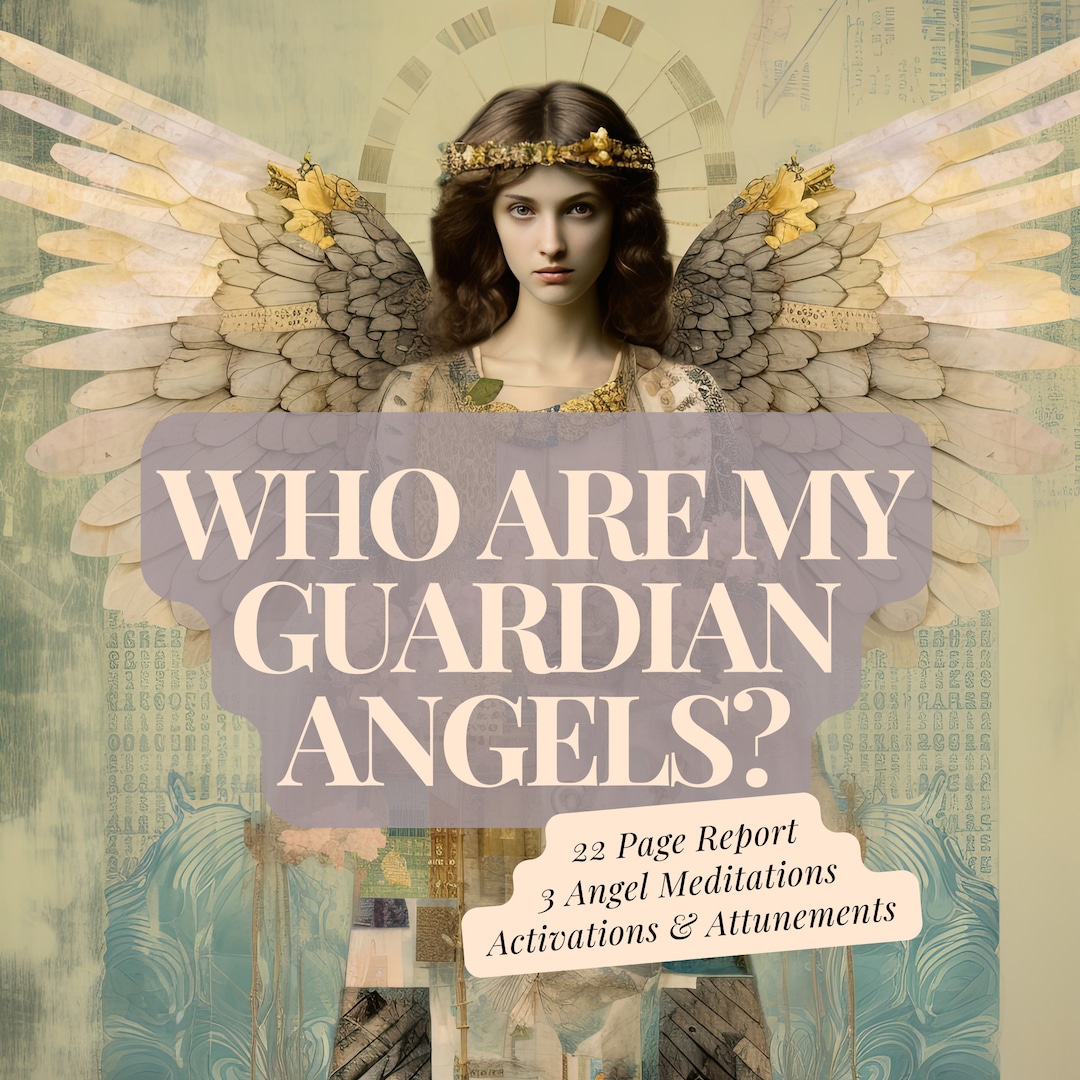 Personalized Guardian Angel Guide + 3 Angel Meditations | Who Are My ...