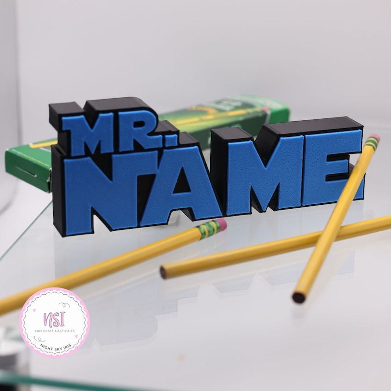 3d Print Teacher Signs - Etsy