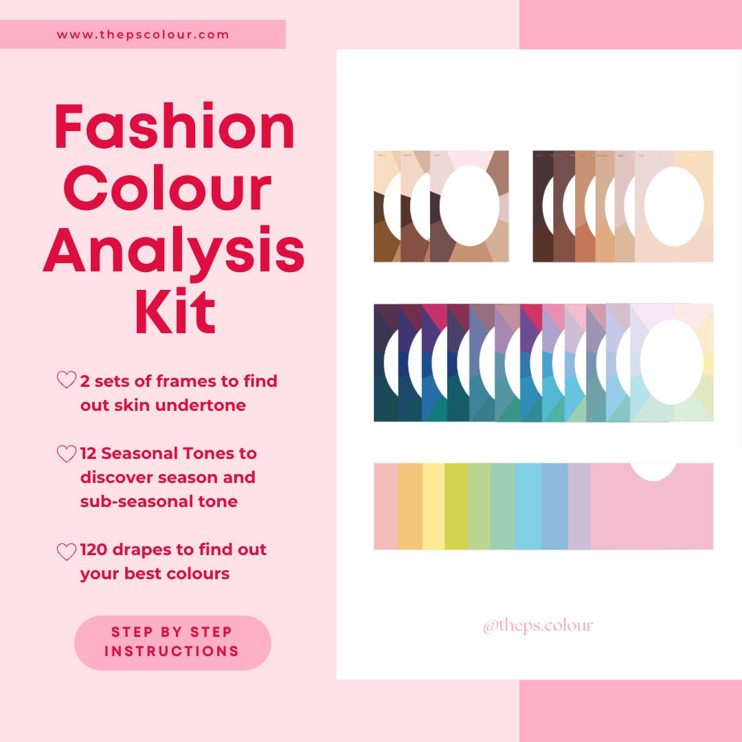 Personal Colour Analysis Kit Korean Colour Analysis Seasonal Colour ...