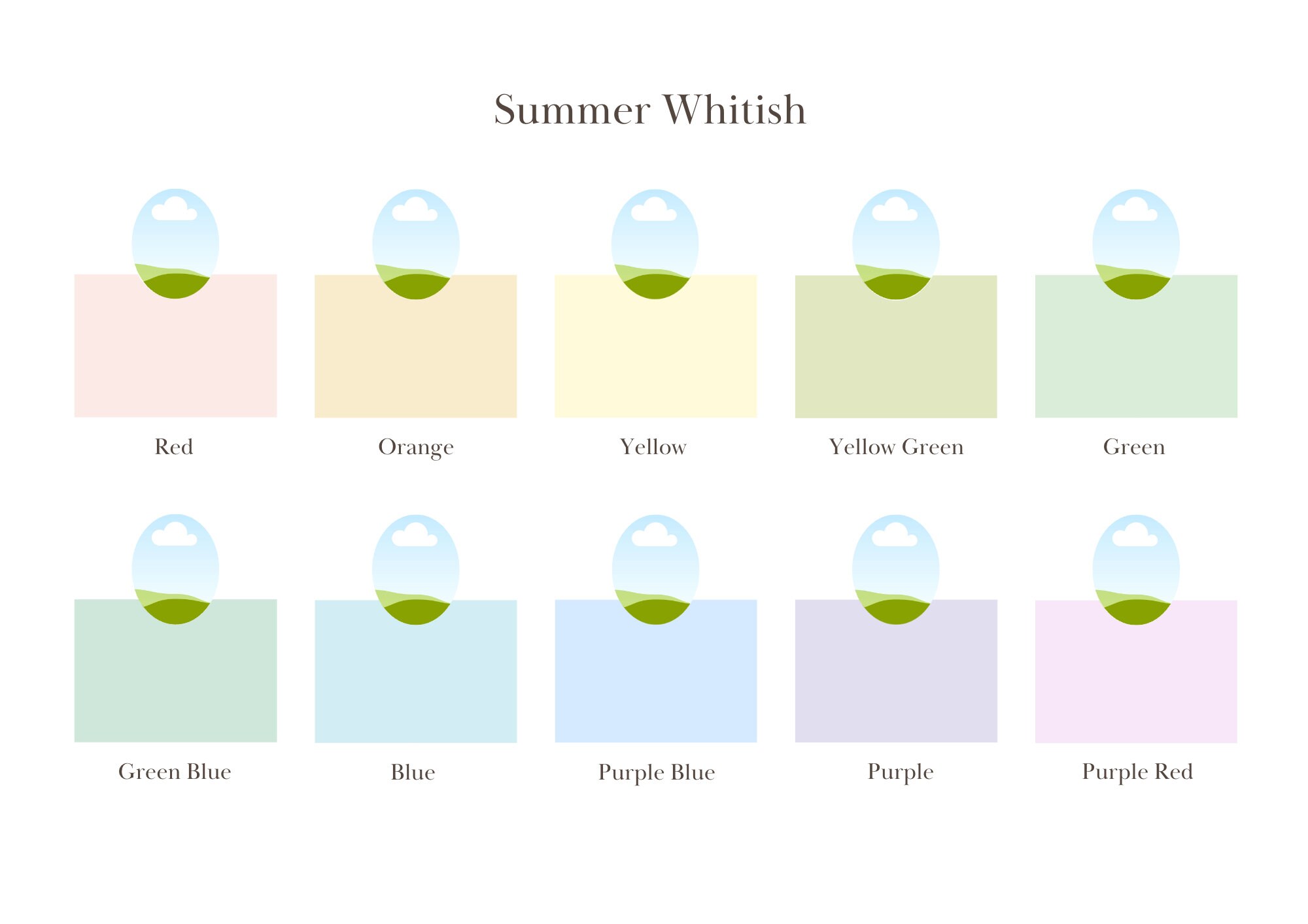 Personal Colour Analysis Kit Korean Colour Analysis Seasonal Colour ...