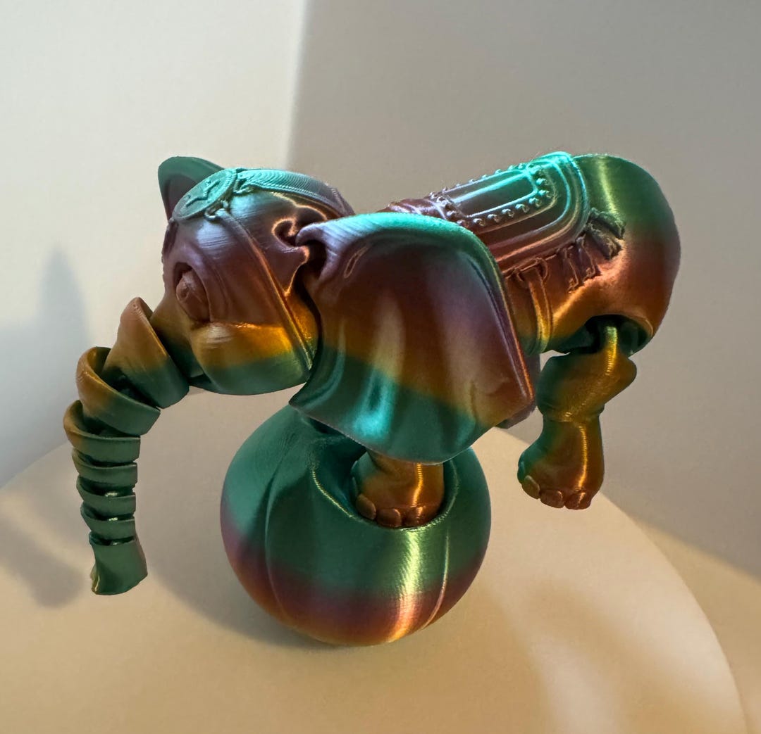 Elephant Balancing on Ball Toy Desk Fidget - Etsy