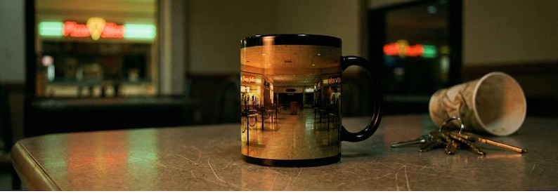 Dead Mall Food Court Mug, Liminal Space Art, 90s Nostalgia Aesthetic ...