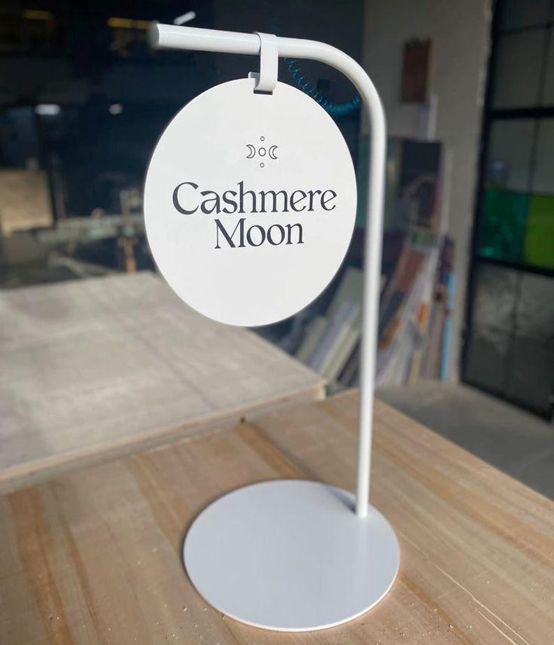 Custom Sidewalk Business Sign, Custom Swan Metal Sign, Hanging Metal ...