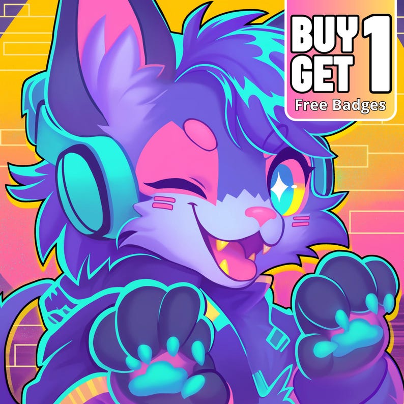 Custom Furry Avatar, Fursona Art Commission - Etsy