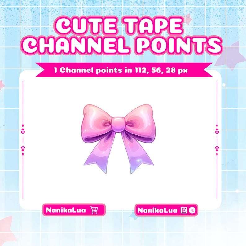Cute Bow Twitch Channel Points Icon (PNG Files) - Etsy
