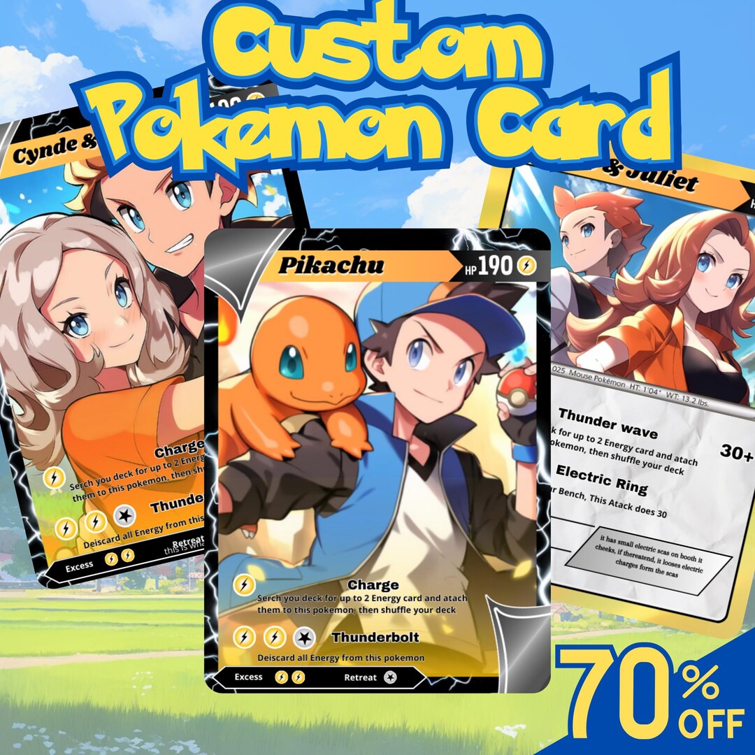 Custom Pokémon Card Commission – Personalized TCG Card, Pet Portrait ...