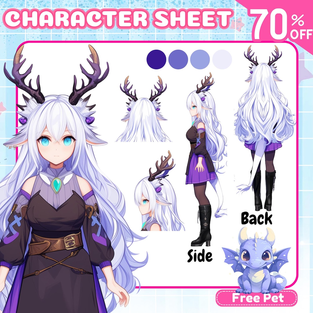 CHARACTER SHEET, Reference Sheet, Character Reference Sheet, Reference ...