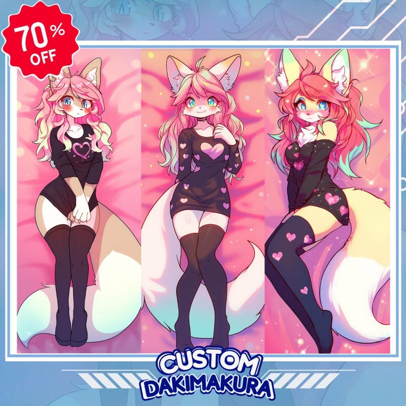 Furry Body Pillow - Etsy