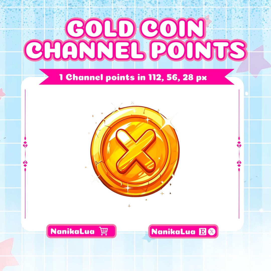Gold Coin Channel, Point for Twitch, Twitch Channel Point, Channel ...