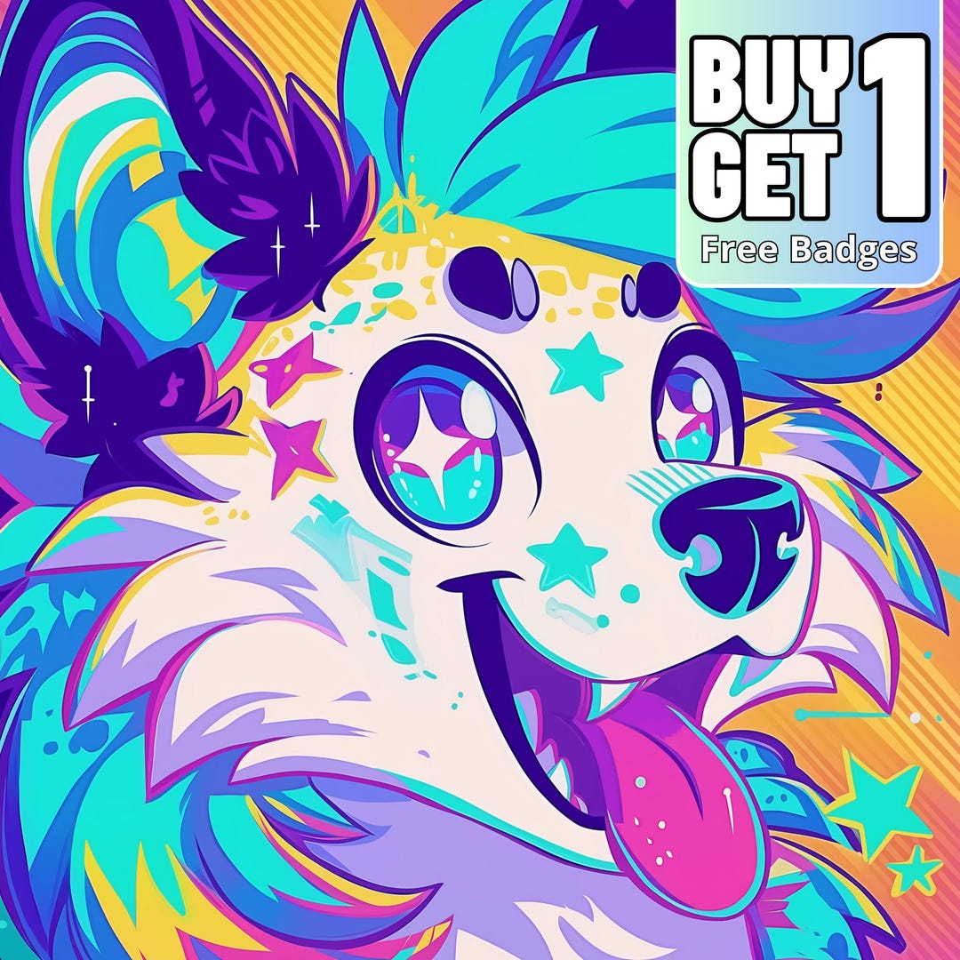 Custom Furry Art Commission: Fursona Avatar, Anthro Character - Etsy
