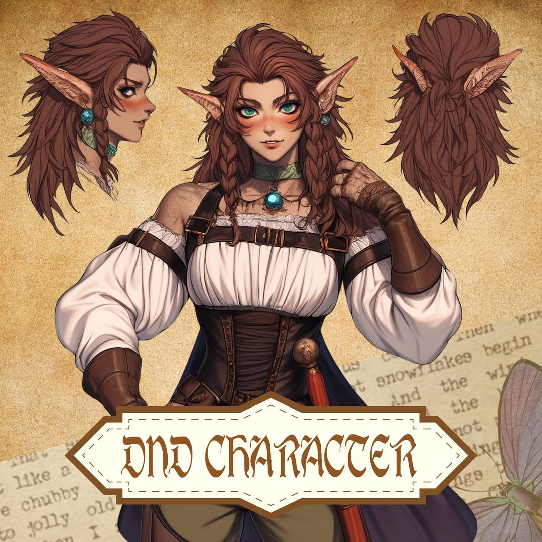 DND, Custom DND Character, Dnd Character, Dnd Commission, Fantasy ...