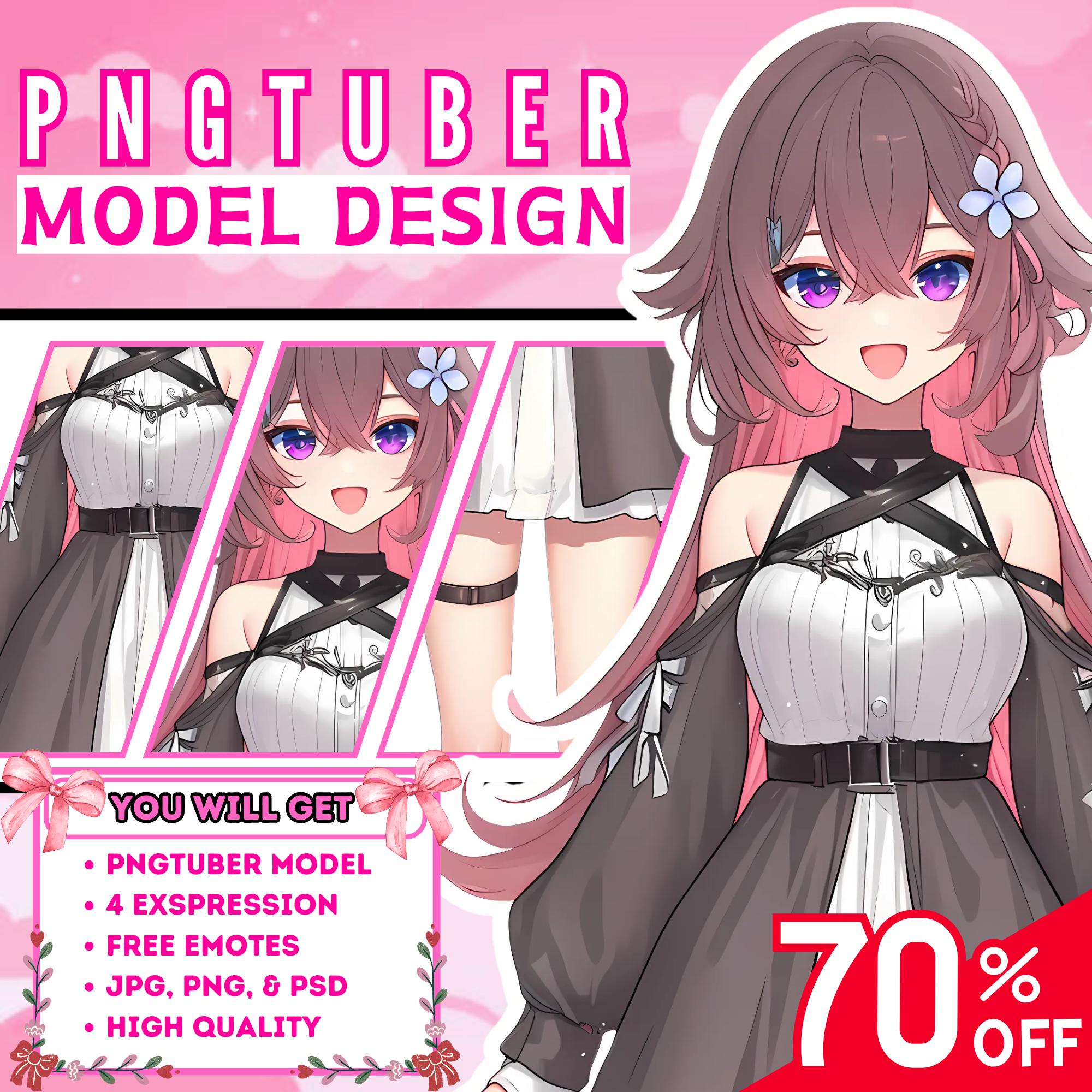 Custom Pngtuber | Pngtuber Character Design | Pngtuber Model for ...