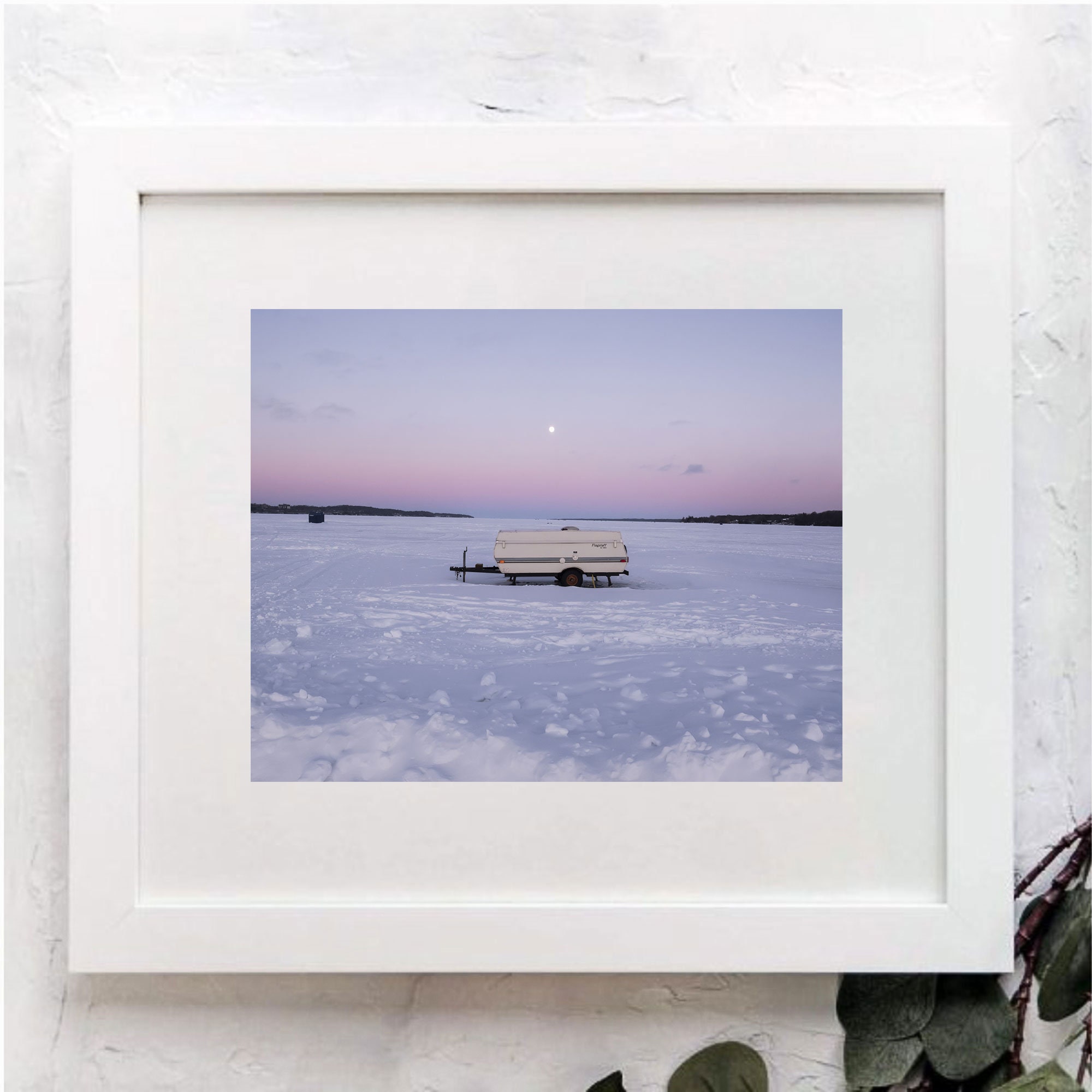 Winter Ice Fishing Digital Print - Landscape Photography - Fine Art ...