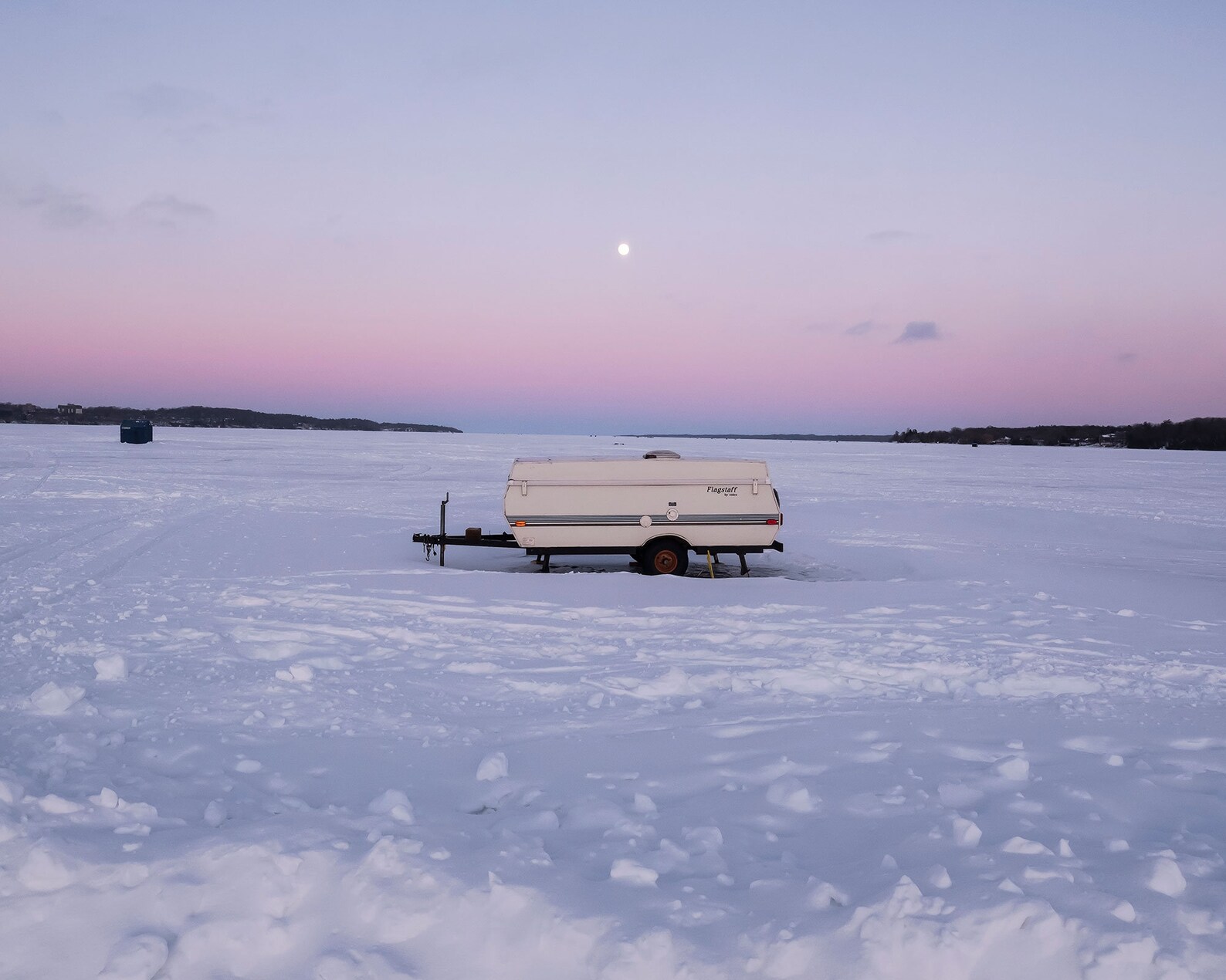 Winter Ice Fishing Digital Print - Landscape Photography - Fine Art ...