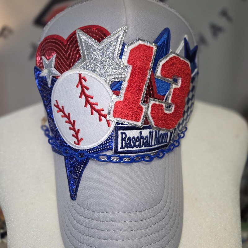 Decorated Baseball Caps - Etsy